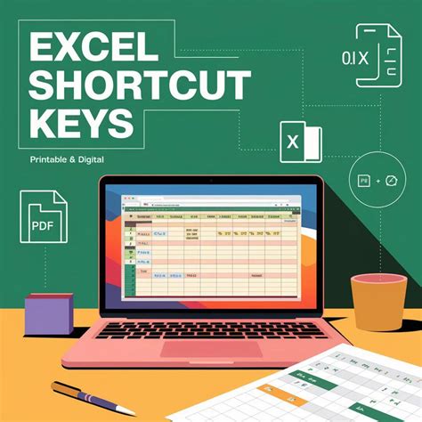 Excel Shortcut Keys Guide Comprehensive List For Faster Productivity Printable PDF Quick