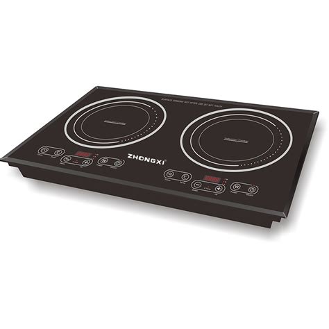 Induction Cooker 2000w Stir Fry Steam Boil Double Burners Electric