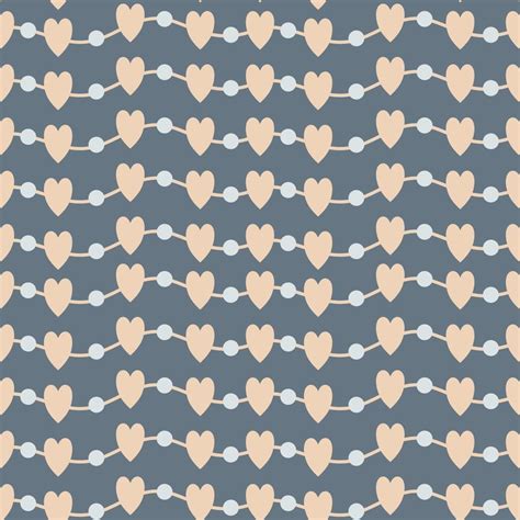 Seamless Heart Shaped Pattern 16086598 Vector Art At Vecteezy