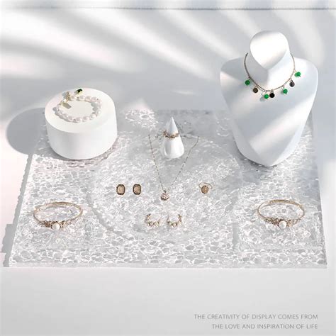 아크릴 라이저 트레이 블록 스킨 케어 화장품 항아리 쥬얼리 스탠드 홀더 목걸이 귀걸이 반지 팔찌 시계 디스플레이 홀더 Aliexpress