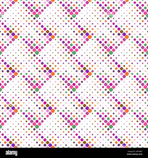 Colorful Diagonal Square Pattern Background Design Geometrical Vector Illustration Stock