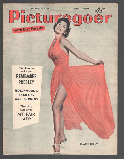 Picturegoer 6 7 1958 Claire Kelly Cover Remember Elvis Johnnie Ray