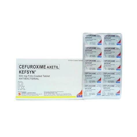 Kefsyn Cefuroxime Axetil 500mg Film Coated Tablet 1s Price In The