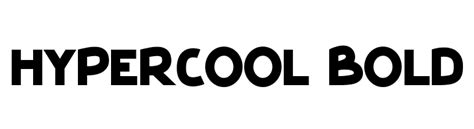 Hypercool Bold Font