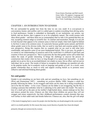 Sex And Gender Pdf Reproductive Health Diseases And Conditions