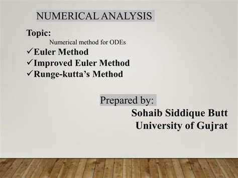 Numerical Solution Of The Navier Stokes Equations Using The Finite