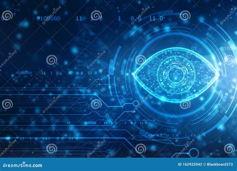 Digital Eye Security Concept Cyber Security Concept Technology