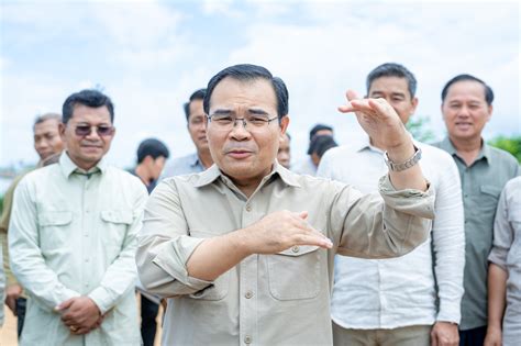 ឯកឧត្តមរដ្ឋមន្ត្រី ថោ ជេដ្ឋា អញ្ជើញចុះពិនិត្យស្ថានភាពជំនន់ទឹកភ្លៀង