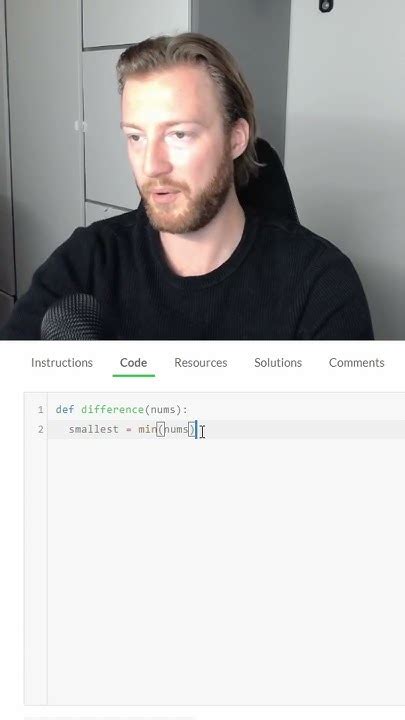 Short Python Coding Tutorial Python Coding Problem Explained Python Pythonprogramming
