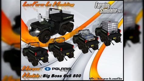 Quad Polaris 6x6 Bigboss Fs2013 Kingmods
