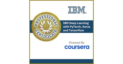 Ibm Deep Learning With Pytorch Keras And Tensorflow Professional A