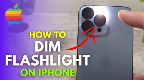 How To Dim IPhone Flashlight Easily YouTube