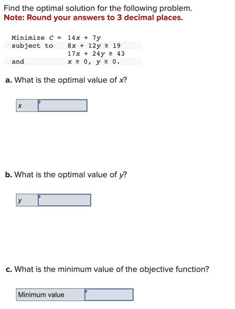 Solved Find The Optimal Solution For The Following Problem Chegg