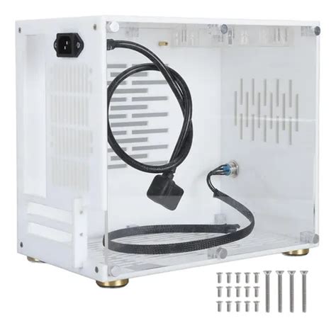 Mini Itx Pc Case 360 Grados De Escritorio De Escritorio De Cuotas Sin Interés