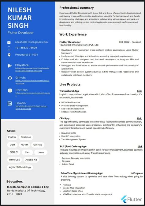 Nilesh Kumar Singh On Linkedin Flutterdeveloper Mobileappdevelopment