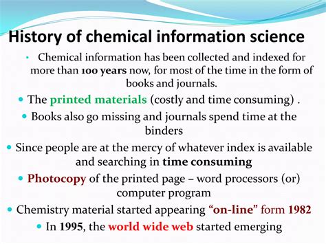 Chemo Informatics Sem 4 Msc Bioinformatics Ppt