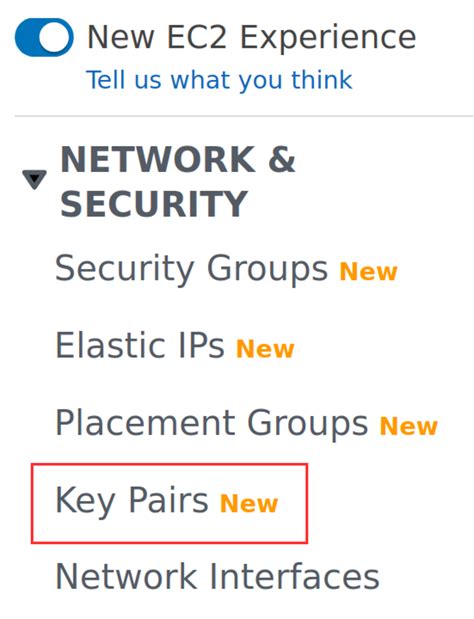 replace the existing key pair for an amazon ec2 instance witcentre