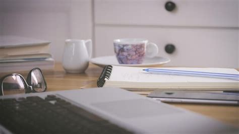 Premium Photo View Of Messy Office Table