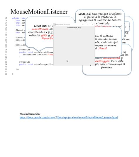 Mouse Motion Listener Pdf Informática