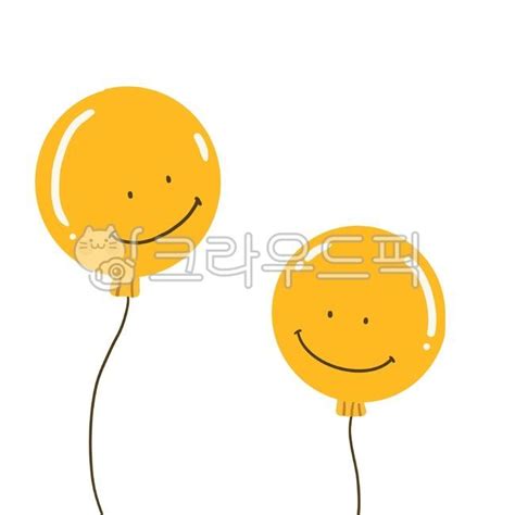풍선일러스트 풍선그림 풍선 스마일일러스트 놀이공원일러스트 사진 이미지 일러스트 캘리그라피 Jungnayo작가