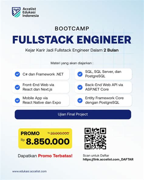 Accelist Edukasi Indonesia On Linkedin Fullstackengineer Engineer
