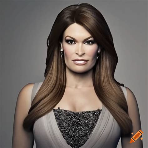 Portrait Of Journalist Kimberly Guilfoyle With Elegant Hairstyle And