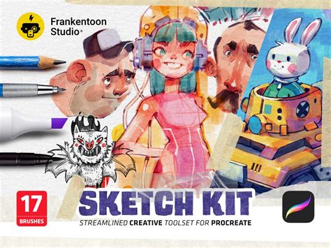Sketch Kit For Procreate Frankentoon Studio