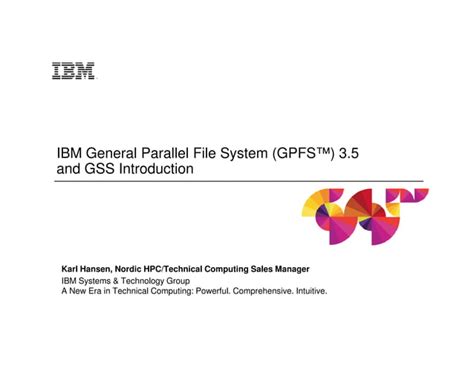 Ibm Gpfs Storage Server Introduction Ppt