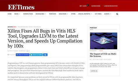 New Vitis Hls Updates From Xilinx Rfpga