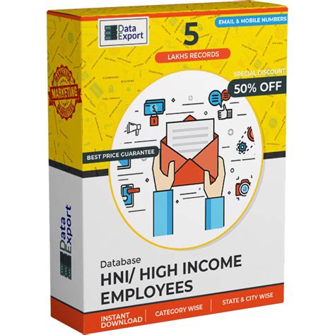 Hni High Income Employees Database Buy Marketing Database