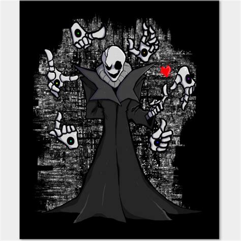 Undertale W D Gaster Mystery Man Fnf Scientist Art Gaster Posters
