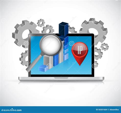 Data Analysis Computer Technology Stock Illustration Illustration Of