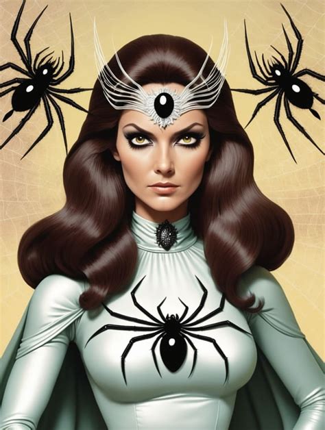 Premium Free Ai Images Spider Queen White Eyes Comic Premium Free Ai Images Spider Queen White Eyes Comic