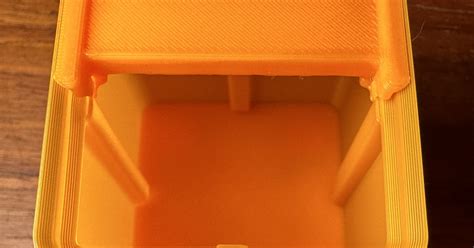 Removable Label Lid For 1x1 Replica4292 Gridfinity Vase Mode Bins By