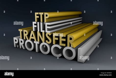 FTP Or File Transfer Protocol For The Internet Stock Photo Alamy