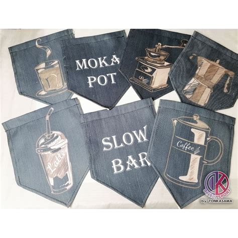 ธงเซต 7 ชิ้น ธงร้านกาแฟ ธงราว ธงญี่ปุ่น ป้ายธงผ้าตกแต่งร้าน สไตล์วินเทจ ธงผ้า ธง Shopee Thailand