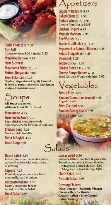 Menu At Sofias Pizza Pizzeria New York City Coney Island Ave