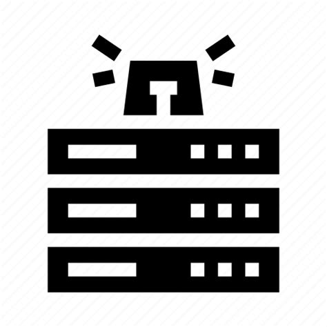 server network database storage hosting data system icon