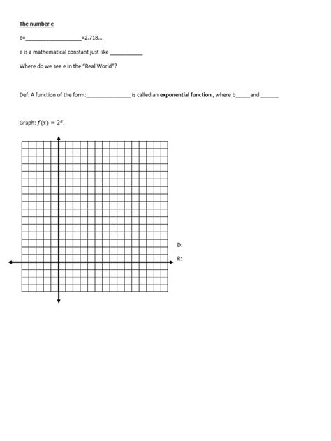 51 Exponential Pdf Numbers Function Mathematics