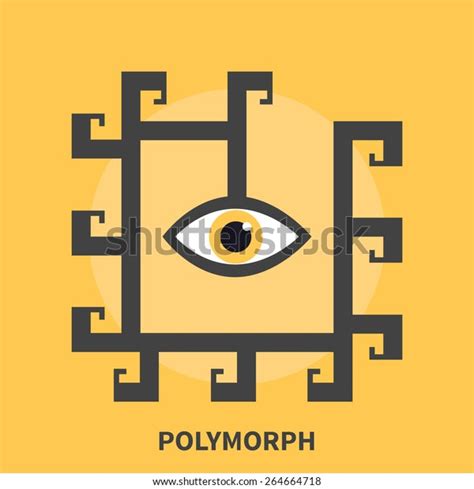 Polymorphic Virus Changing Code Abstract Encryption Stock Vector Royalty Free