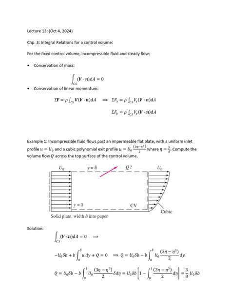 Fluid Dynamics Lecture 13 Pdf