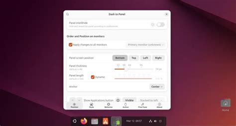 Dash To Panel Updated With Dock Mode GNOME 48 Support UbuntuHandbook