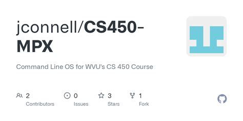 github jconnell cs450 mpx command line os for wvu s cs 450 course