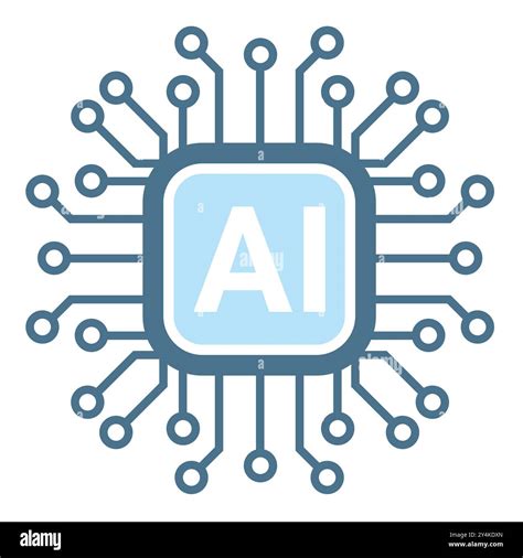 Artificial Intelligence Icon Symbols Collection Isolated Lined Machine Ai Icon Artificial
