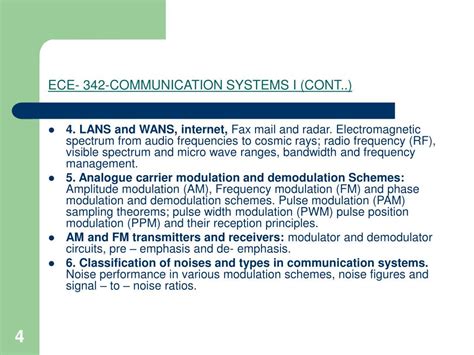 PPT ECE 523 ADVANCED COMMUNICATION SYSTEMS PowerPoint Presentation ID 5370178