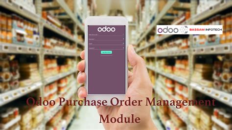 Odoo Purchase Management Module ERP For Purchase Management