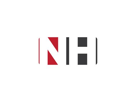 Initial Nh Square Png Logo Image Creative Shape Letter Nh Logo Icon