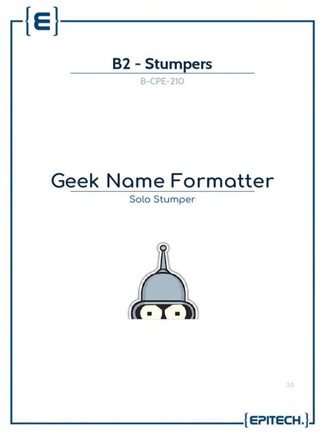 Geek Name Formatter Pdf