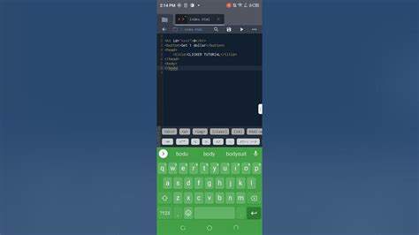 How To Make A Clicker Game Using Html Css And Javascript Using Trebedit Youtube