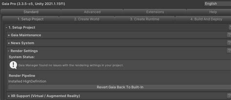 upgrading a urp project to hdrp gaia and gaia pro all versions